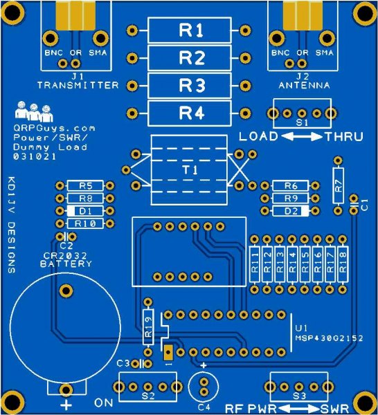 QRPGuys Power/SWR Meter w/Dummy Load - QRPGuys